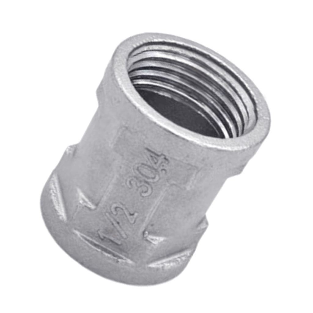 Female Straight Connector Stainless Steel Female Threaded Pipe Adapter ...