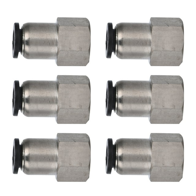Female Straight Pneumatic Connecter Straight Pneumatic Quick Fitting ...