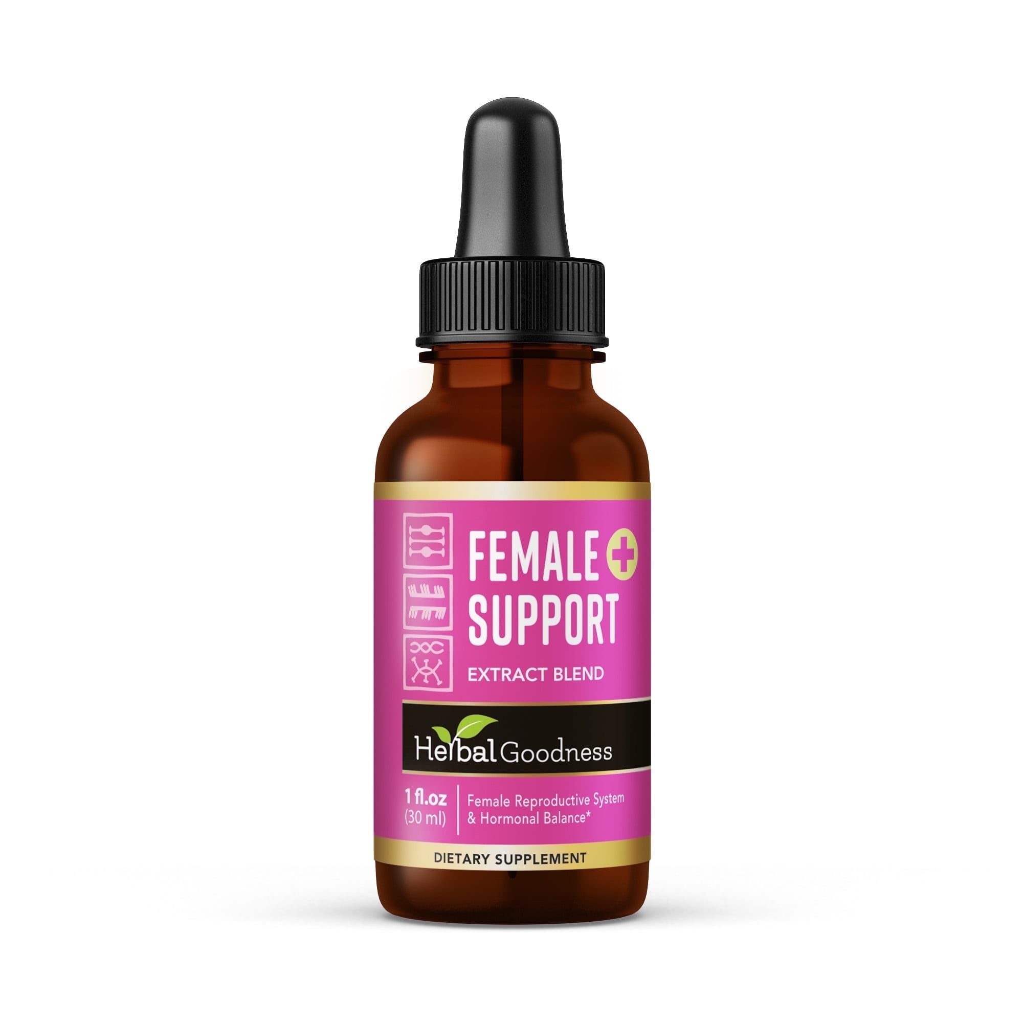 Female Support Supplement - Hormonal Support for Women, Metabolic & Mood, Hormone Balance, Red ...