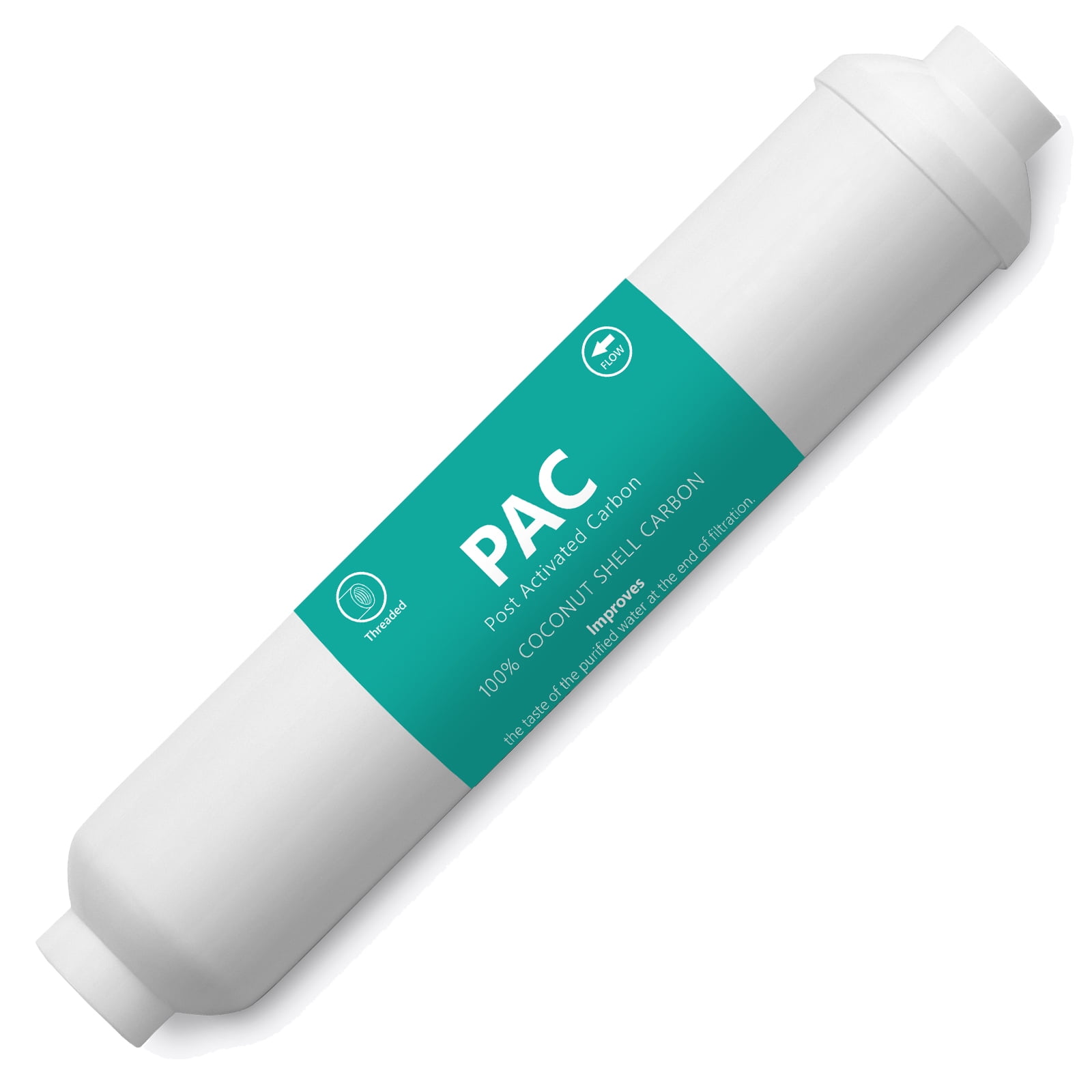 Female Threaded Inline Coconut Carbon GAC Water Post Filter Reverse ...