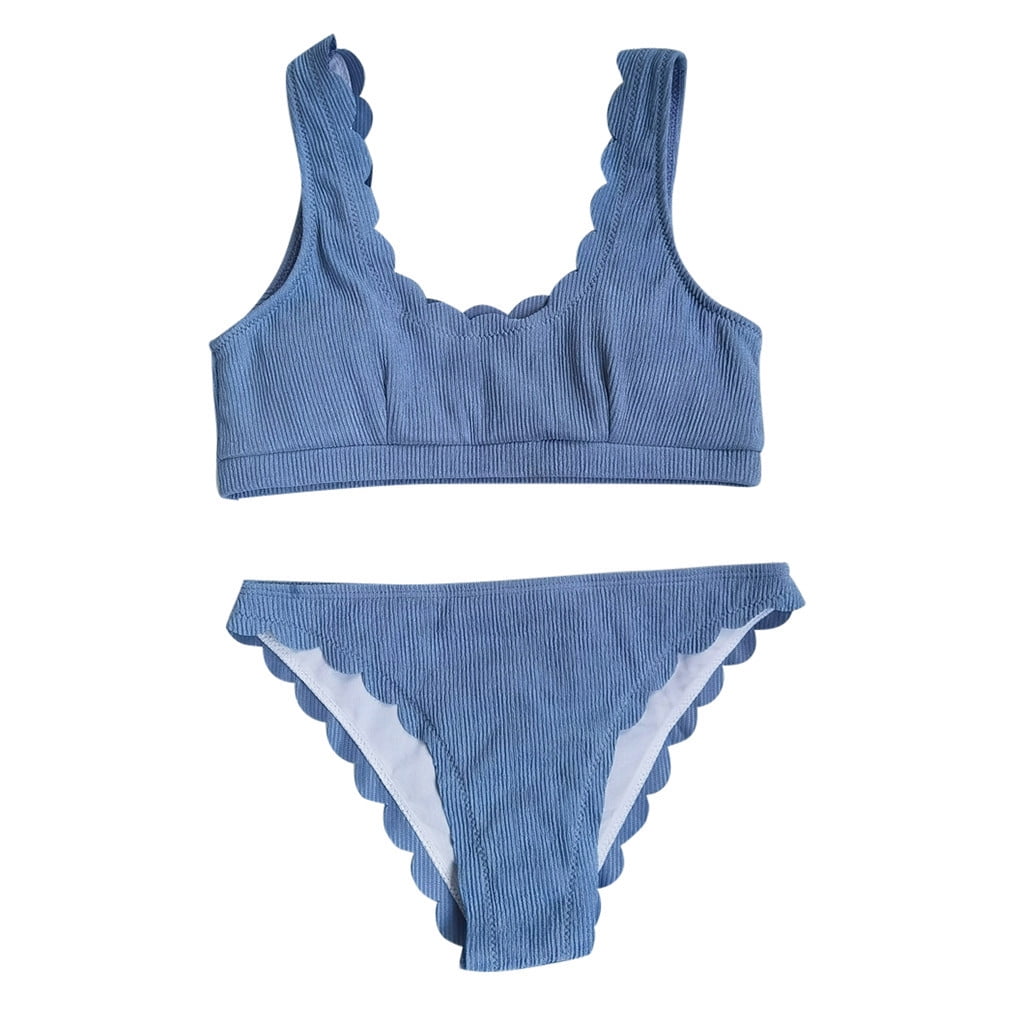 Female Two Pieces Set Vacation Bkini Print Bathing Suit Bkinis Lady