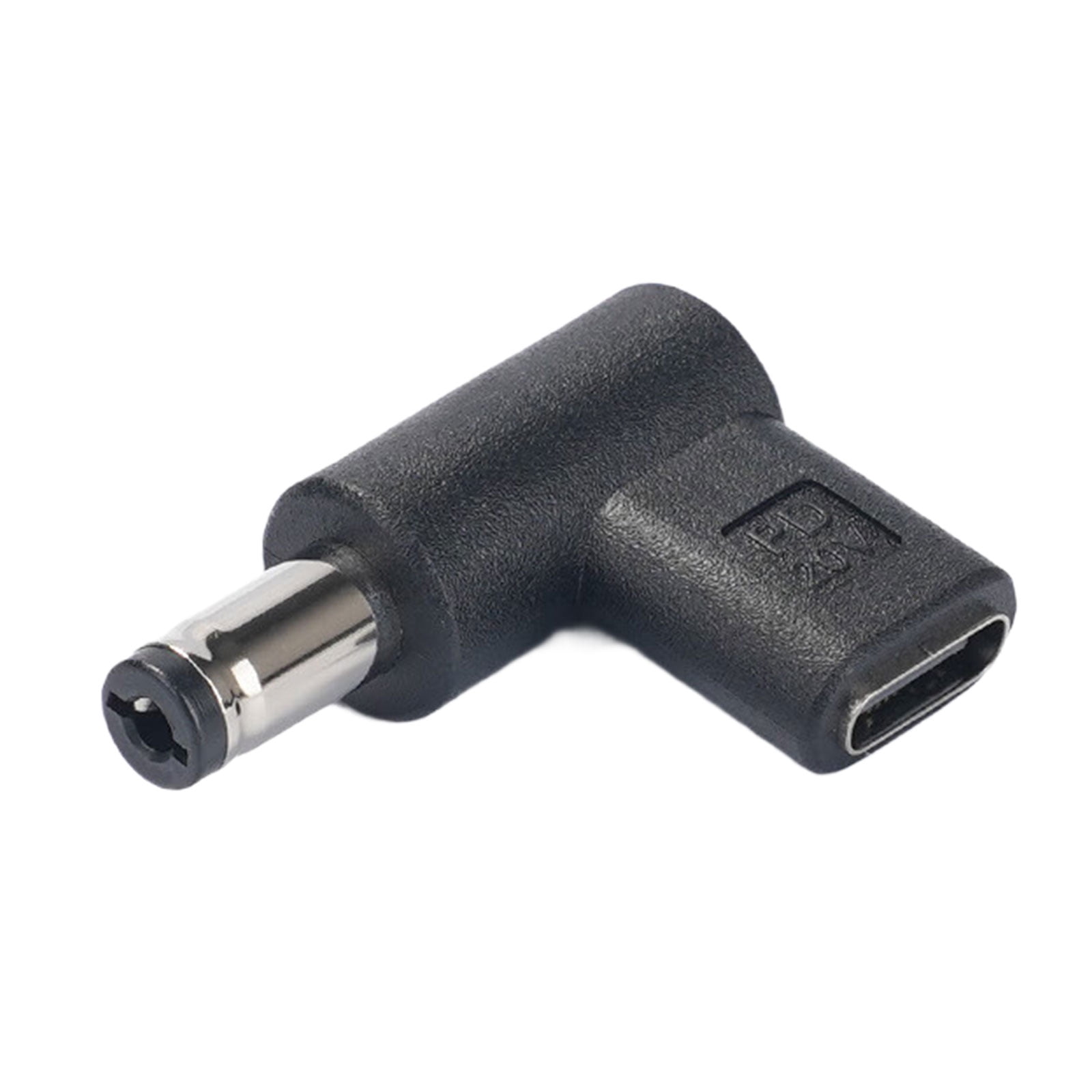 Female USB C to Male DC5.5x2.1mm/5.5x2.5mm Adapter 90 Degree Charging ...