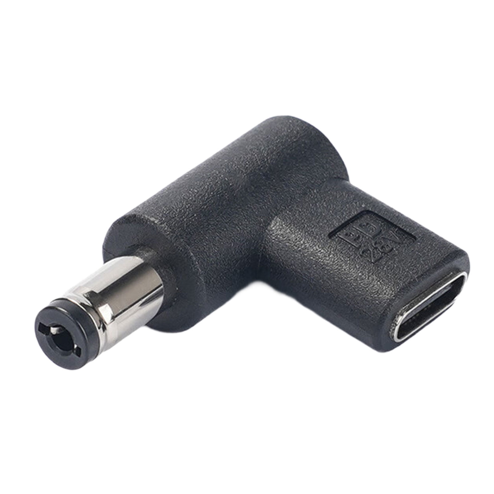 Female USB C to Male DC5.5x2.1mm/5.5x2.5mm Adapter 90 Degree Charging ...