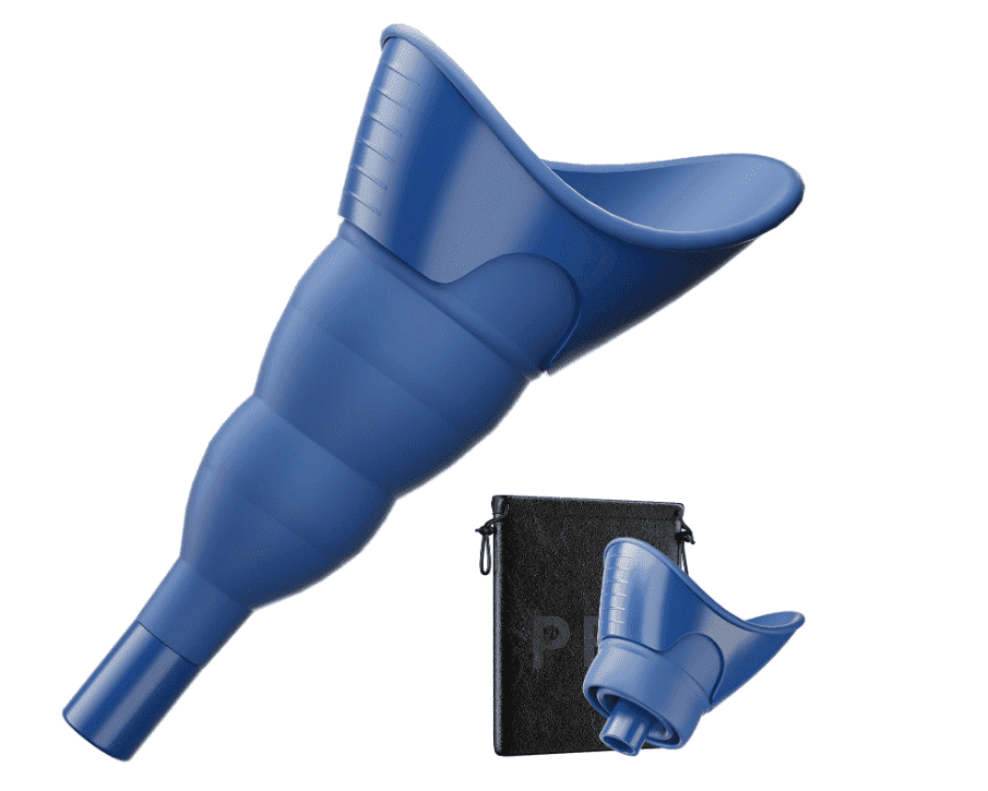 Female Urination Device -Blue-Portable Stand Up Urinal for Women with ...