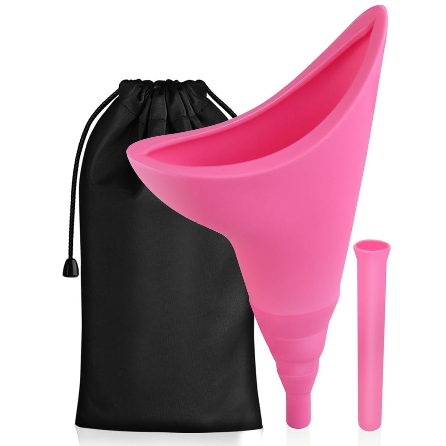 Female Urination Device,Reusable Silicone Female Urinal Foolproof Women Pee Funnel Allows Women ...
