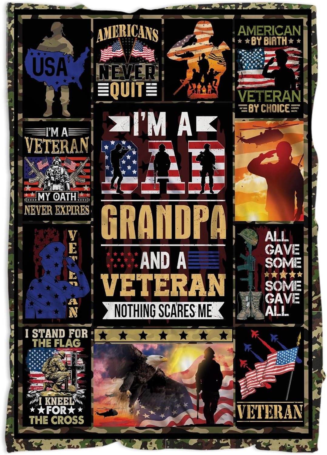 Female Veteran Gifts, Proud Female Veteran Blanket, Veteran Military ...