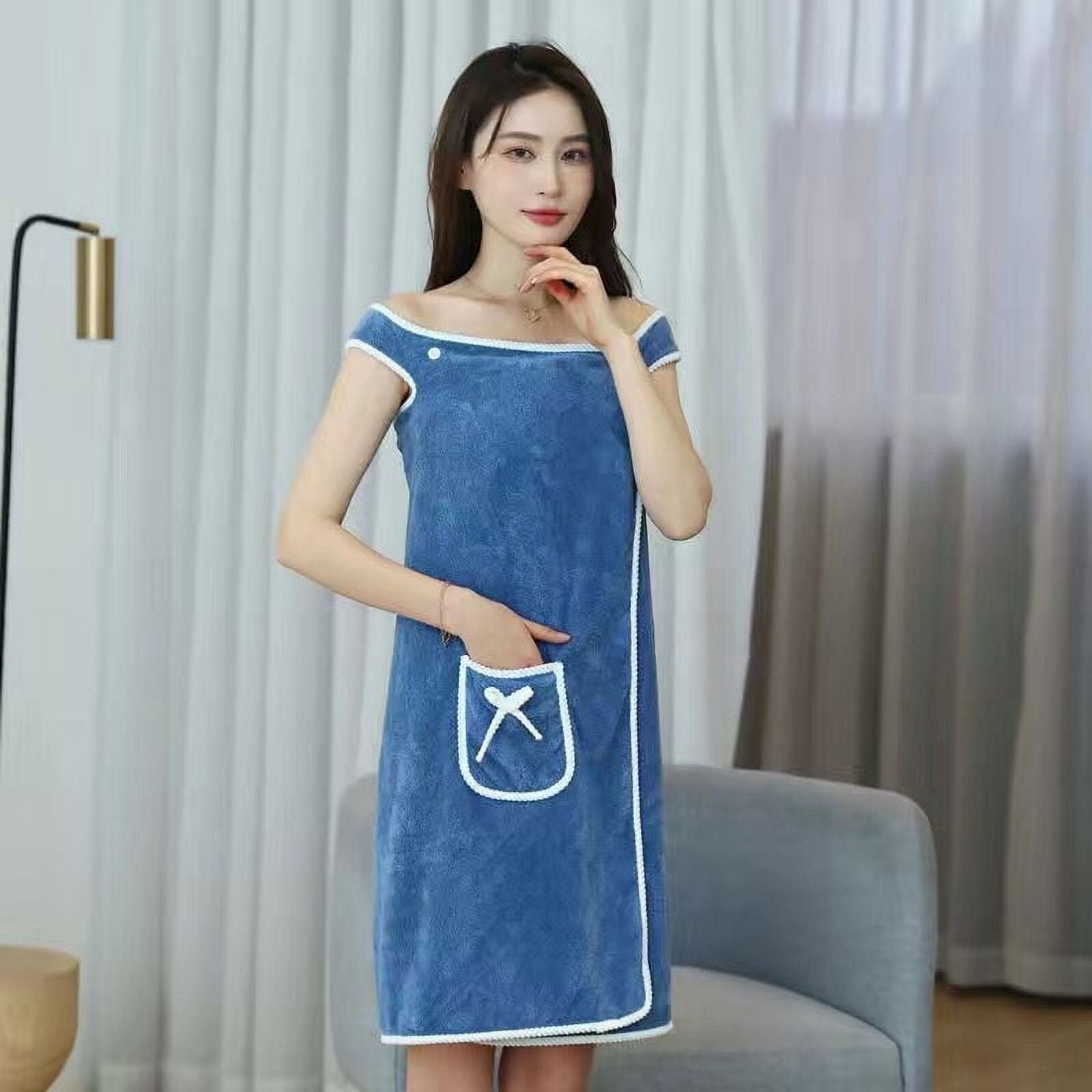 Female Wearable Bath Towel Sling Bath Skirt Tube Top Beach Towel Sauna ...
