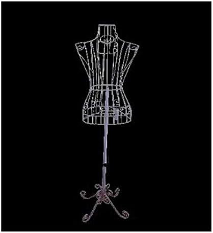 Female White Steel Wire Mannequin Dress Form 32"22"32" on Decorative ...