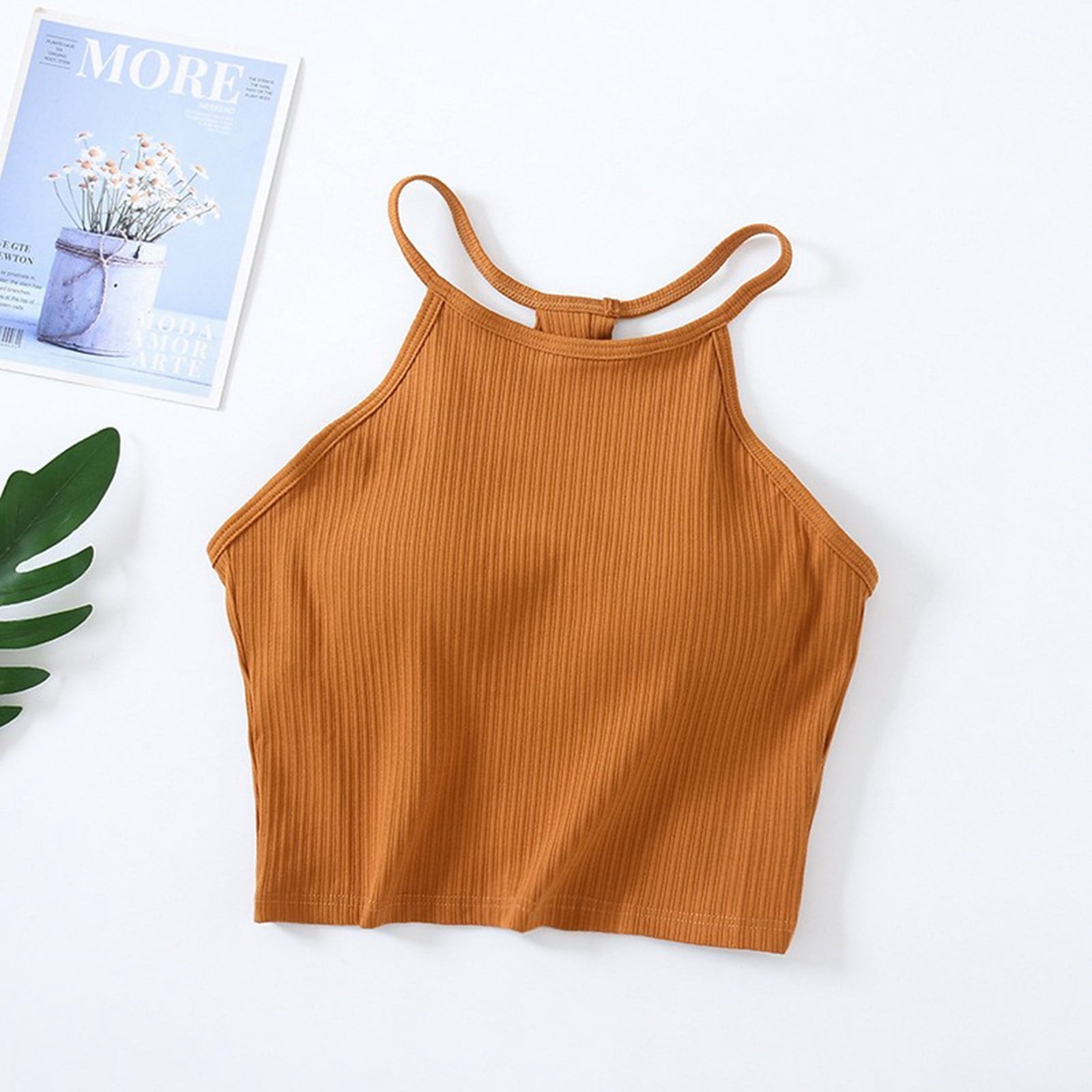 Female Women Tank Tops Plus Size Long Womens Ribbed Tank Top Women's ...
