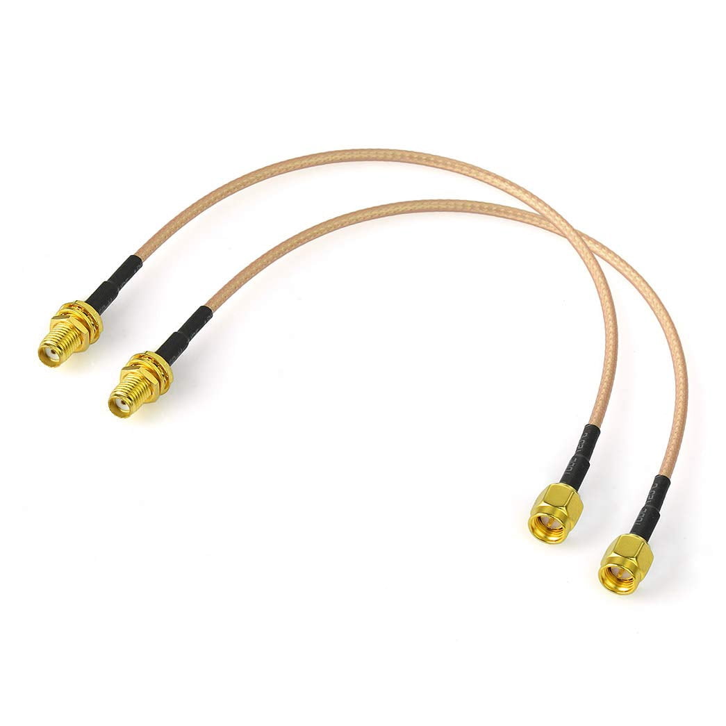 Female head panel mount to male 316 antenna extension line 12 inches/30 ...