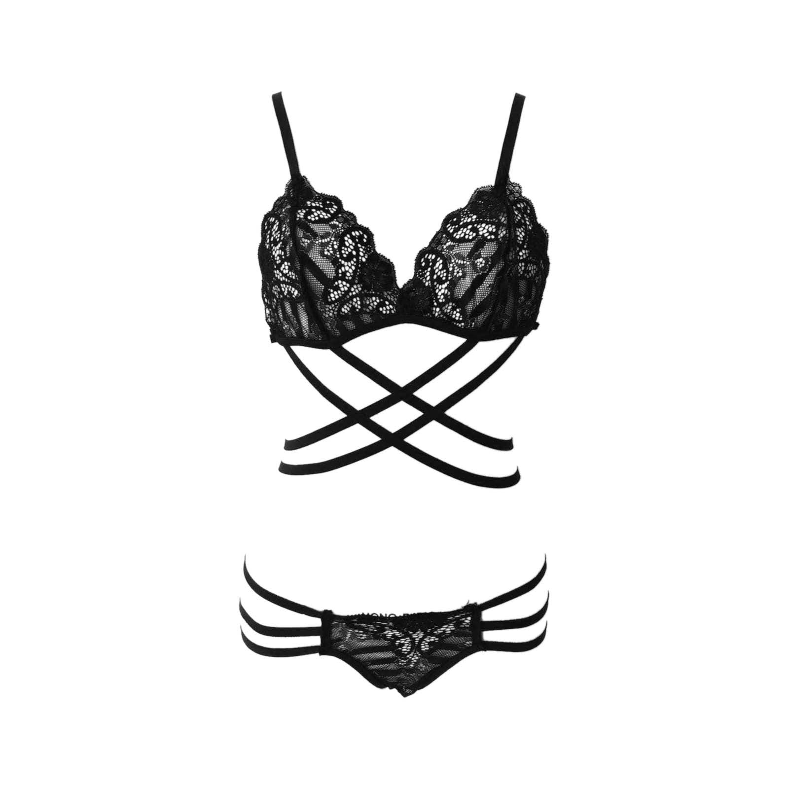 Female Lingerie Collection Seductive Lace Sheer Bikini Set Alluring Lingerie For Moments