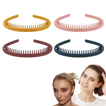 Pnellth Lady Hair Hoop Band Headband Elastic Rubber String Easy Hair ...