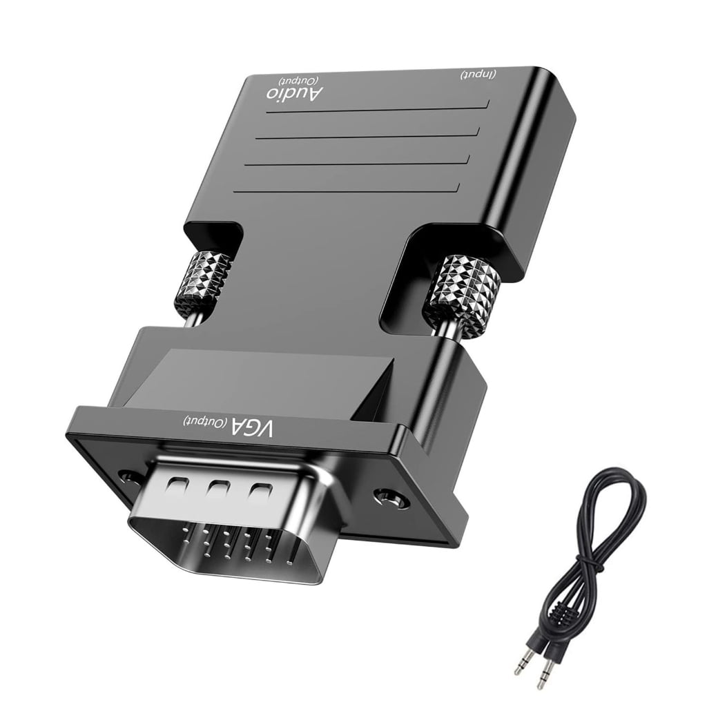 Female to VGA Male Connector Converter Projector HDTV Laptop Computer ...