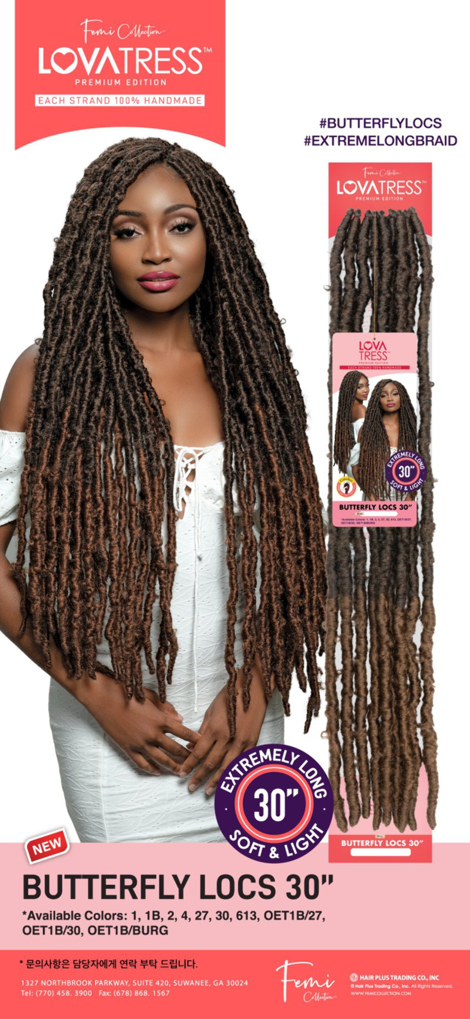 Femi Collection LovaTress Butterfly Locs 30 - Walmart.com