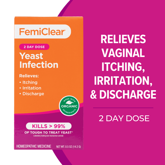 FemiClear 2-Day Dose Yeast Infection Treatment, 1 Ointment, 2 ...