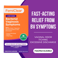FemiClear Bacterial Vaginosis Symptoms Ointment 0.5oz Two-Day Dose ...