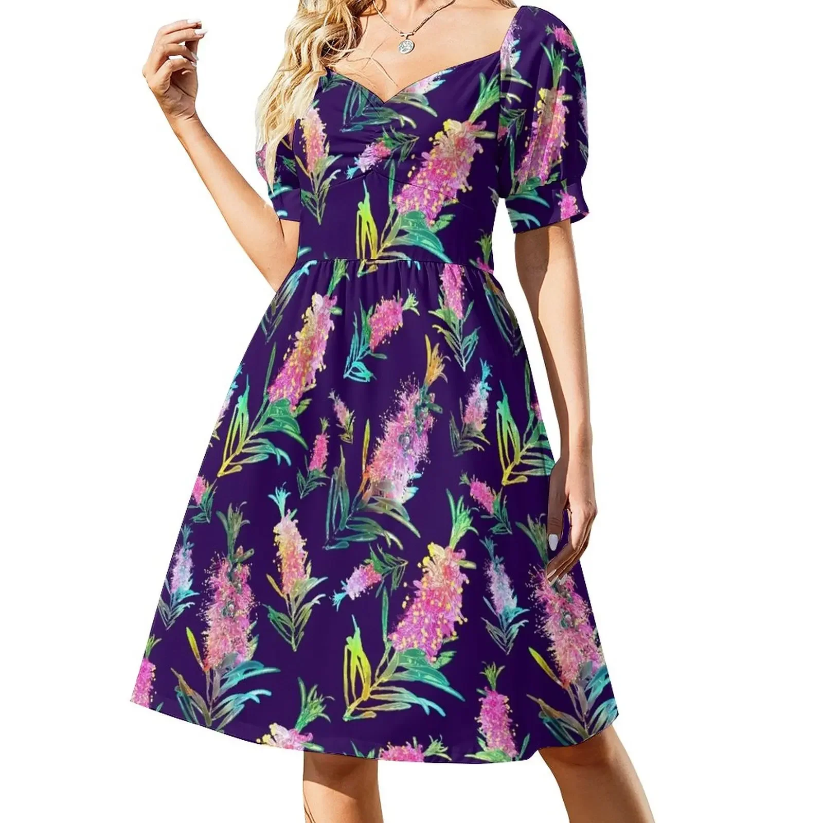 Feminine Australin Native Floral Pattern Sleeveless dresses for ...