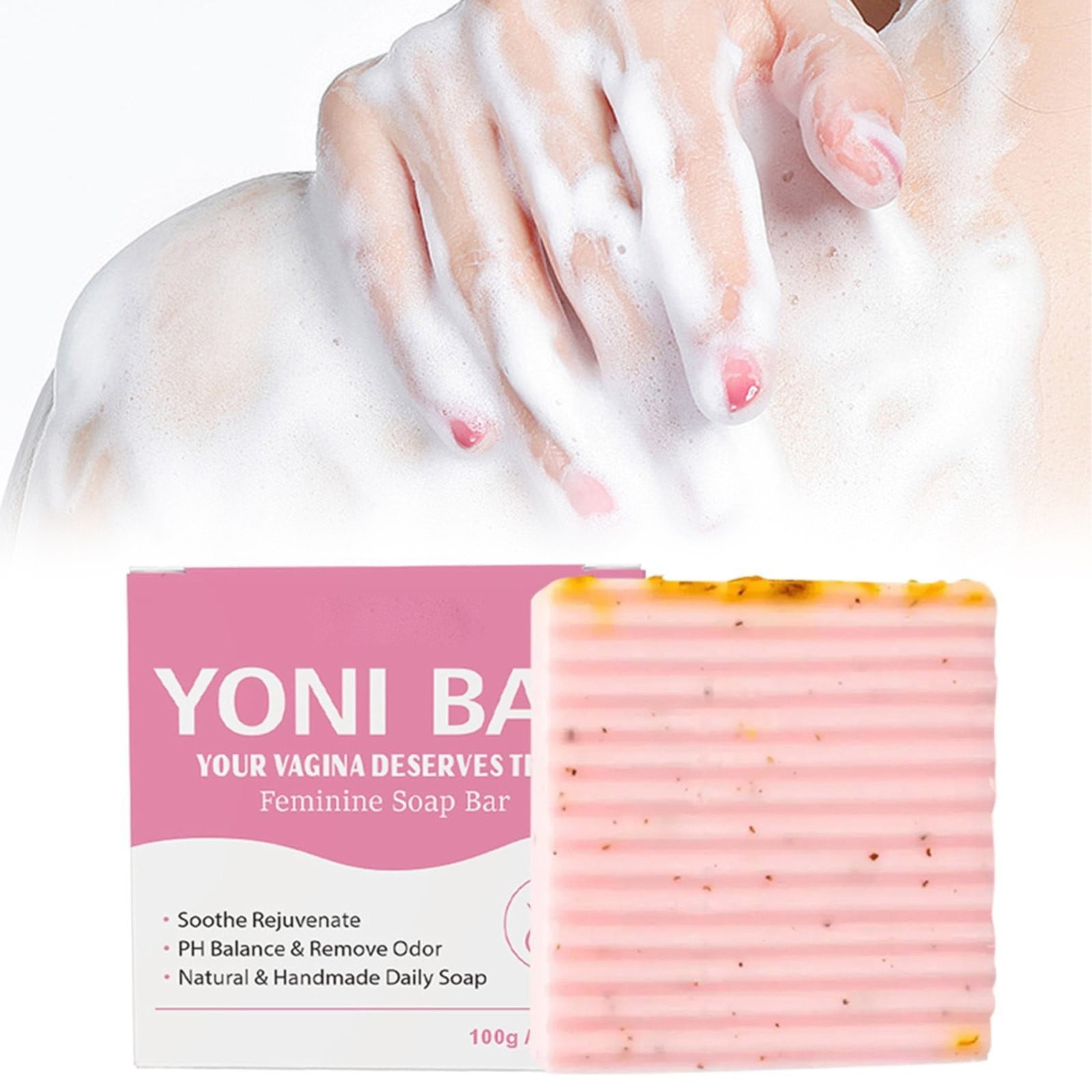 Feminine Cleansing Soap Bar With PH Natural Handmade Daily Soap ...
