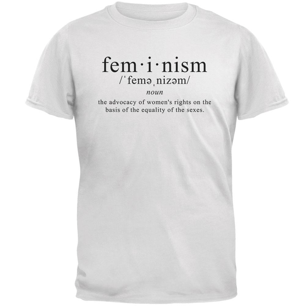 Feminism Definition Mens T Shirt White 2XL - Walmart.com