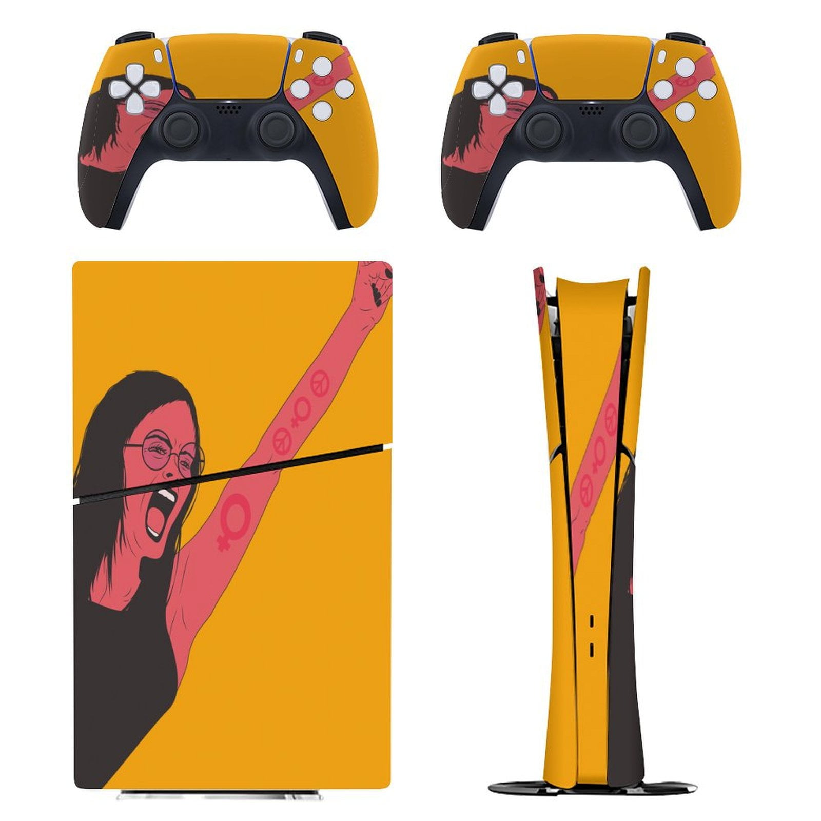 Feminism, Resistance, Women PS5/PS5 Slim Digital Disc Skin Sticker For ...