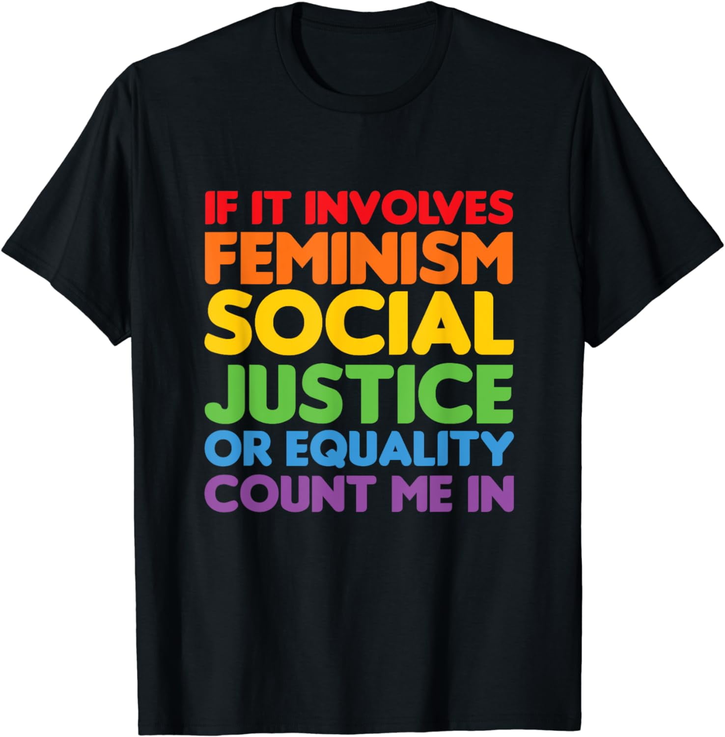 Feminism Social Justice Activist Feminist Equality Protest T-Shirt ...