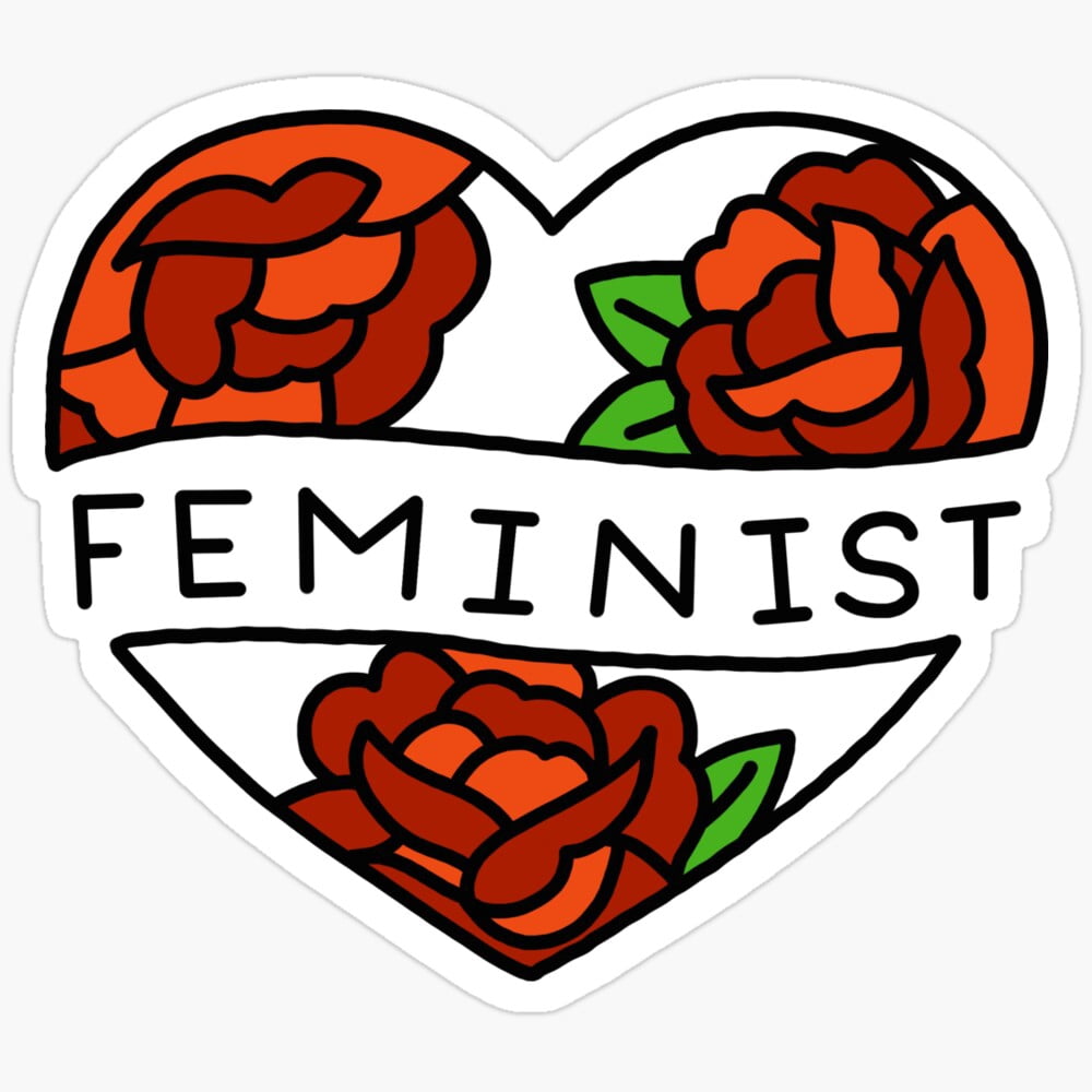 Feminism Sticker Phone Decal Water Bottle Stickers Car Decals, Laptop ...