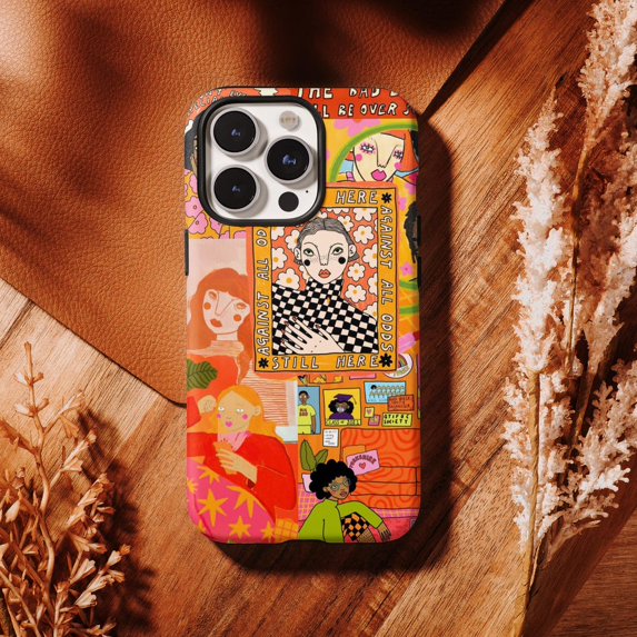 Feminist Collage Empowerment Aesthetic iPhone Case 17 16 15 14 13 12 11 ...