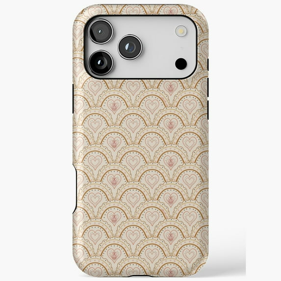 Feminist Heart Pattern Art iPhone Case 17 to 11 Pro Max - Walmart.com