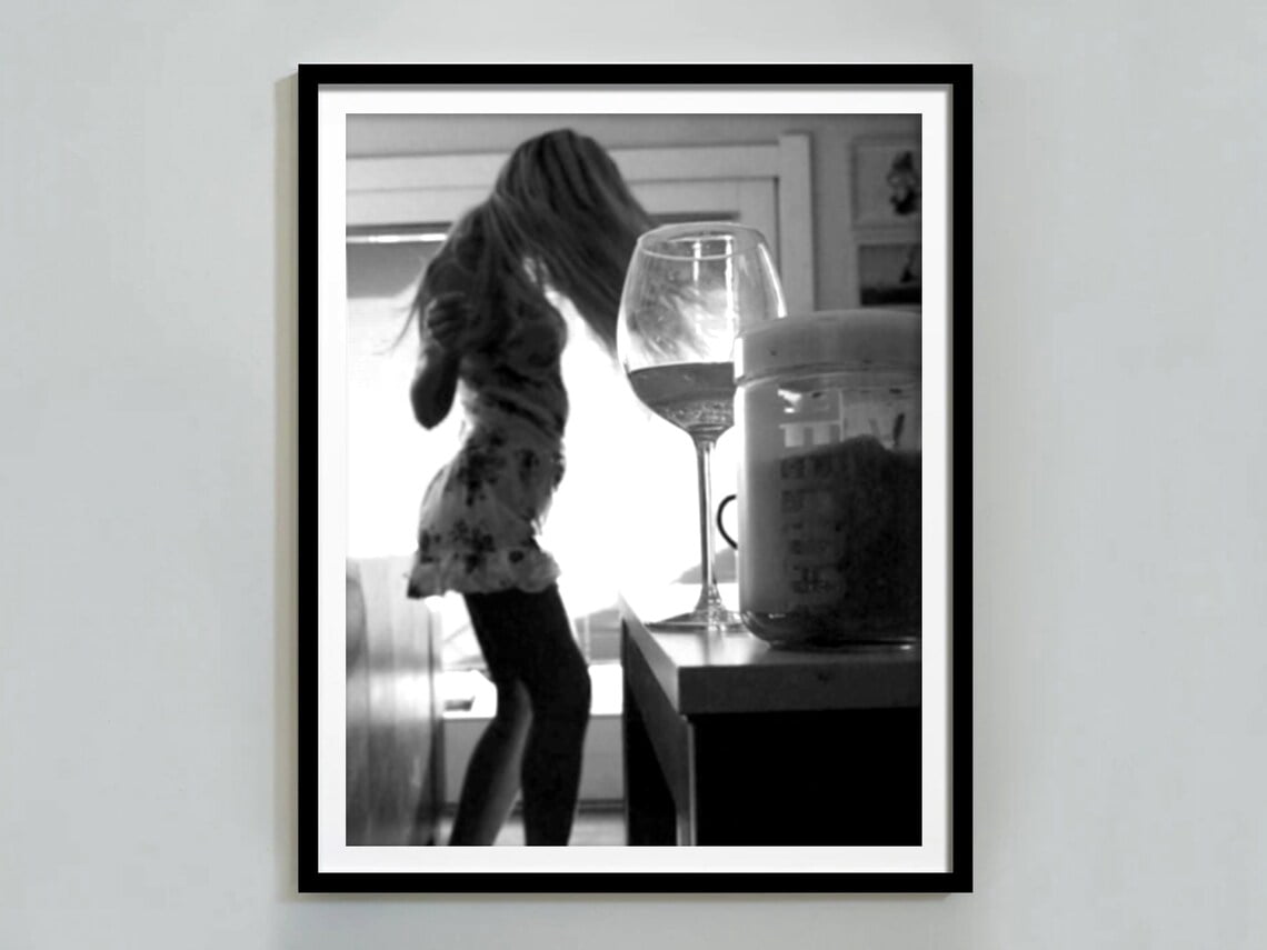Feminist Poster, Woman Dancing With Wine Print, Black And White ...