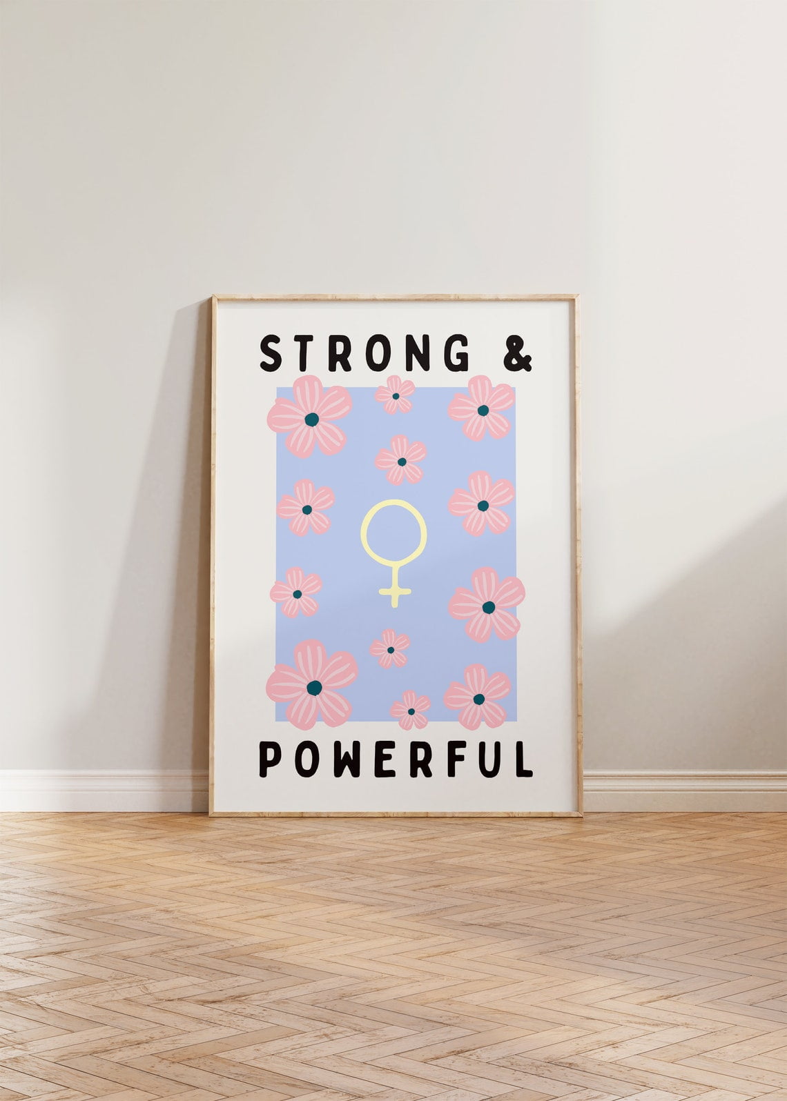 Feminist Print, Feminism Art Print, Strong And Powerful Print, Female ...