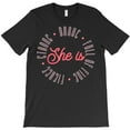 Feminist She Is Strong Brave Fierce Empowerment Feminism Themed Gift ...