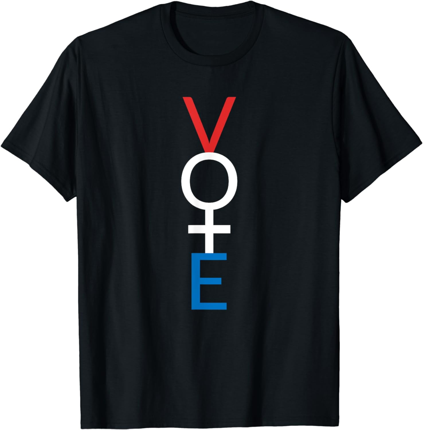 Feminist Vote Shirt Red White Blue Voting Election Gift - Walmart.com