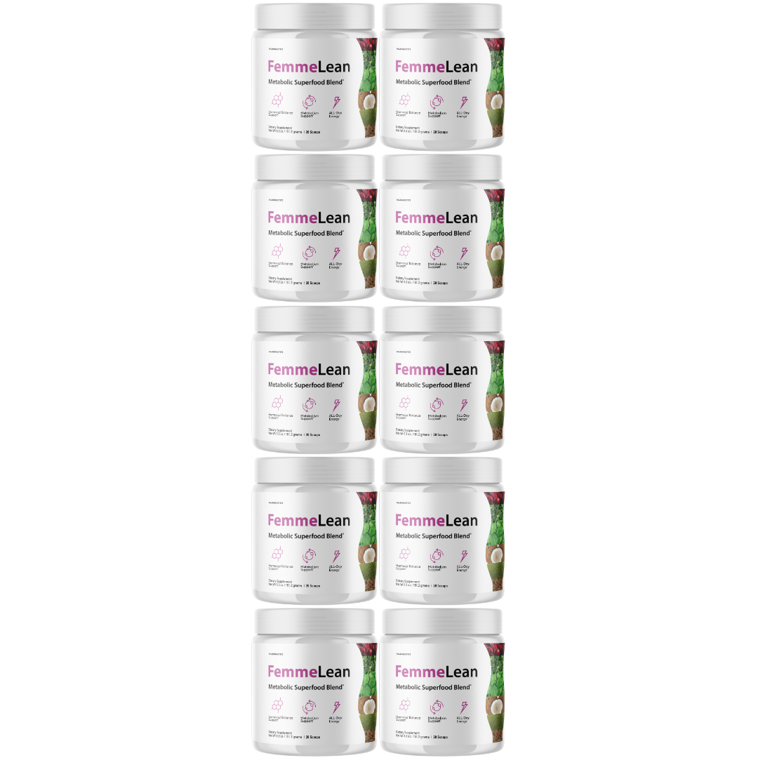 FemmeLean Powder Supplement Weight Management - 10 Tubs - Walmart.com