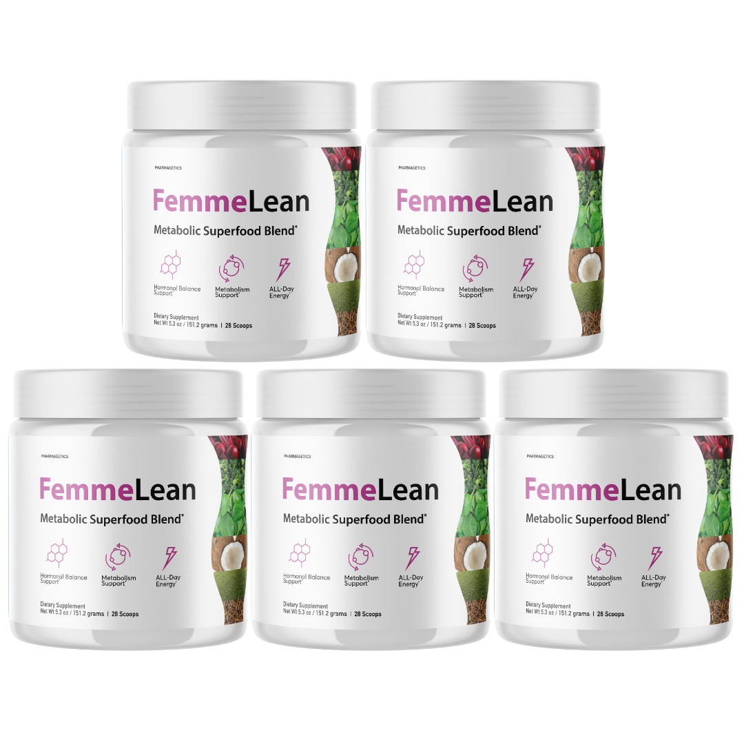 FemmeLean Powder Supplement Weight Management - 5 Tubs - Walmart.com