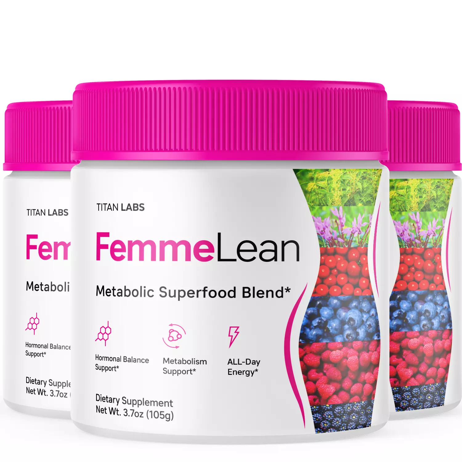 FemmeLean Superfood Powder - Advanced Support for Weight Management (3 ...