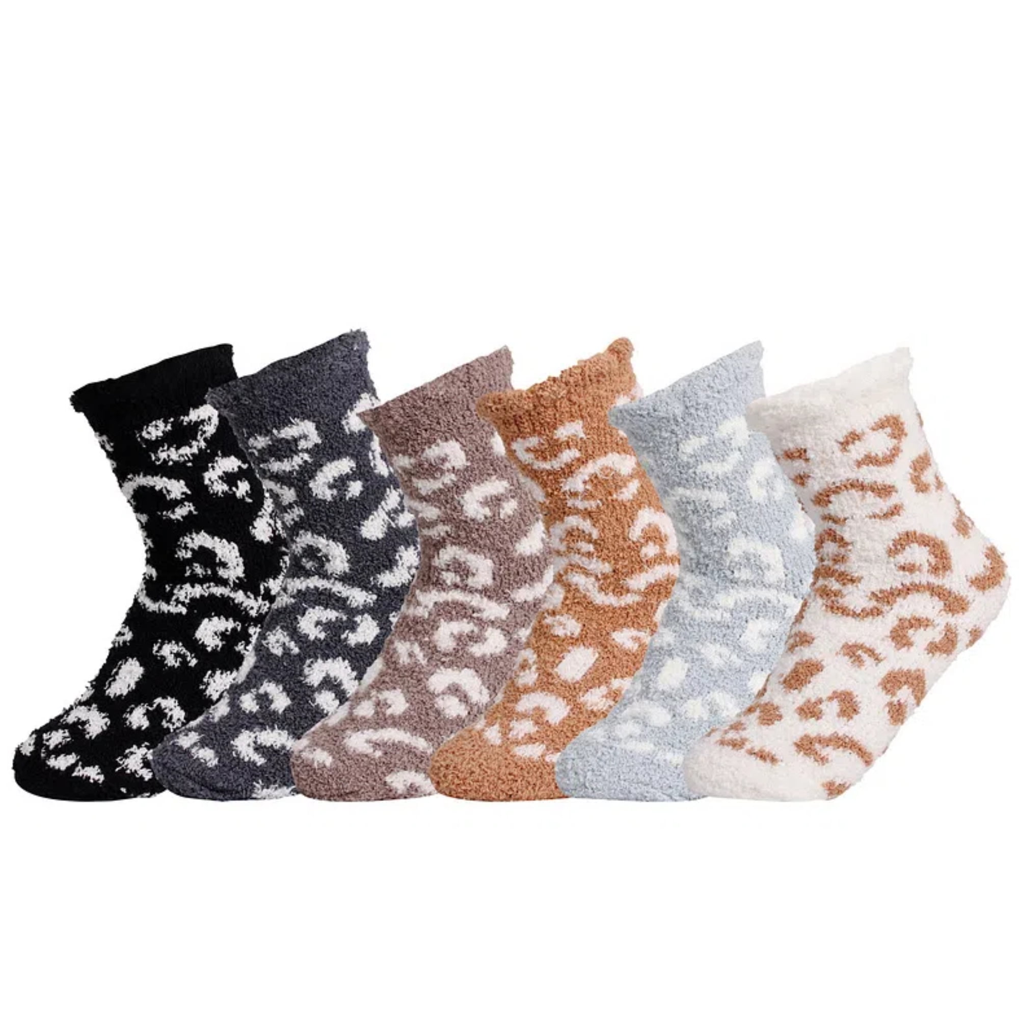 TRANSLINK 7Pcs Cloud Feeling Sock for Women Super Soft Sleeping Slipper ...