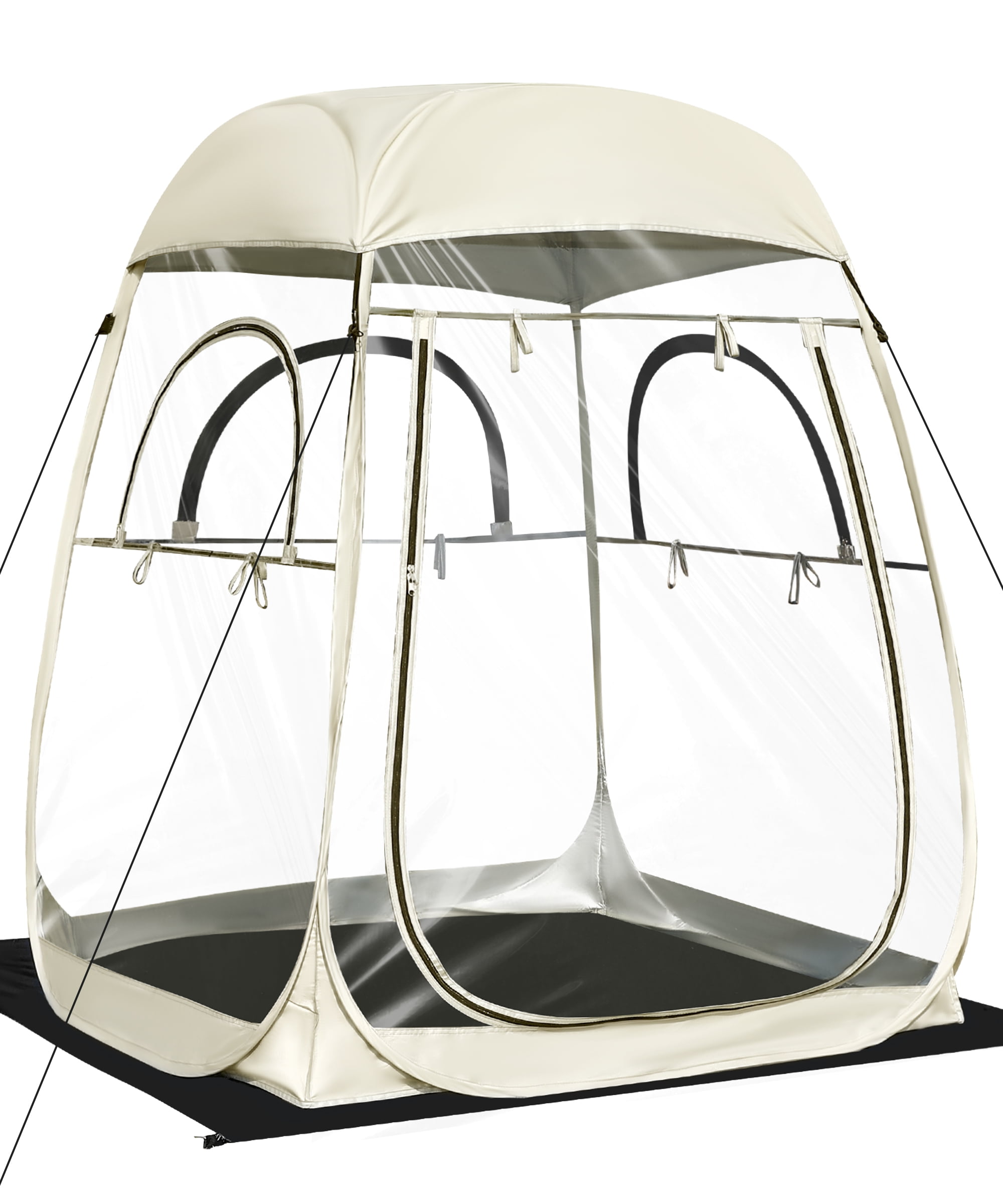 Fenbeli 2 Person Weather Pod, Instant Pop up Tent for Sports Event ...