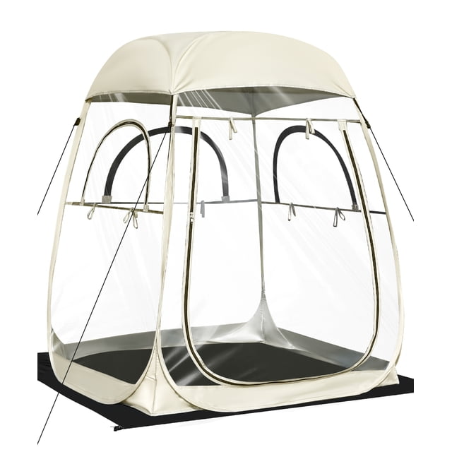 Fenbeli 2 Person Weather Pod, Instant Pop up Tent for Sports Event ...