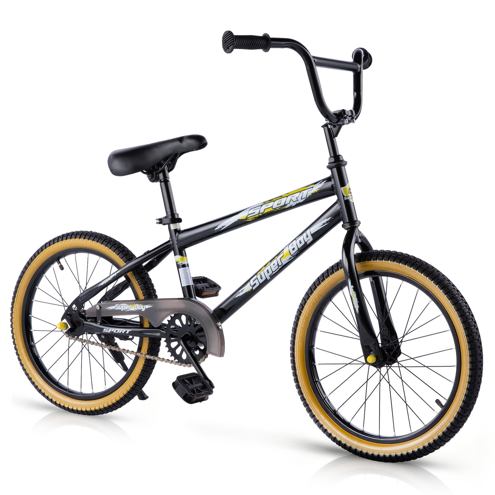 Fenbeli 20" Kids Bike, Ages 7-14 Years, Black - Walmart.com