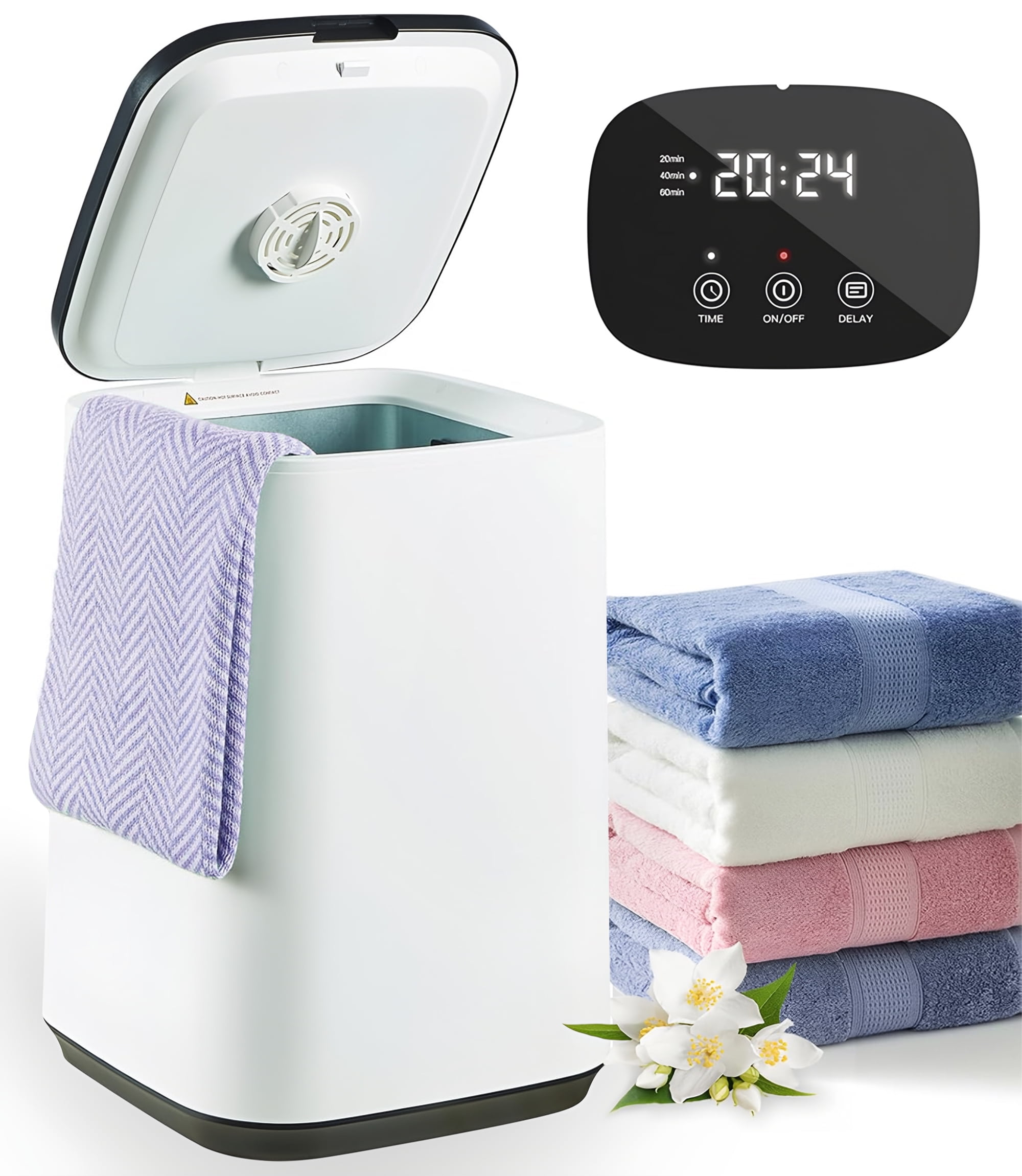 Fenbeli 23L Luxury Towel Warmer Bucket Large Bathroom Towel Warmers ...