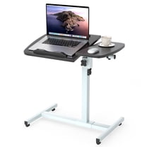 edx, Mobile Standing Desk, Adjustable Height, Black - Walmart.com
