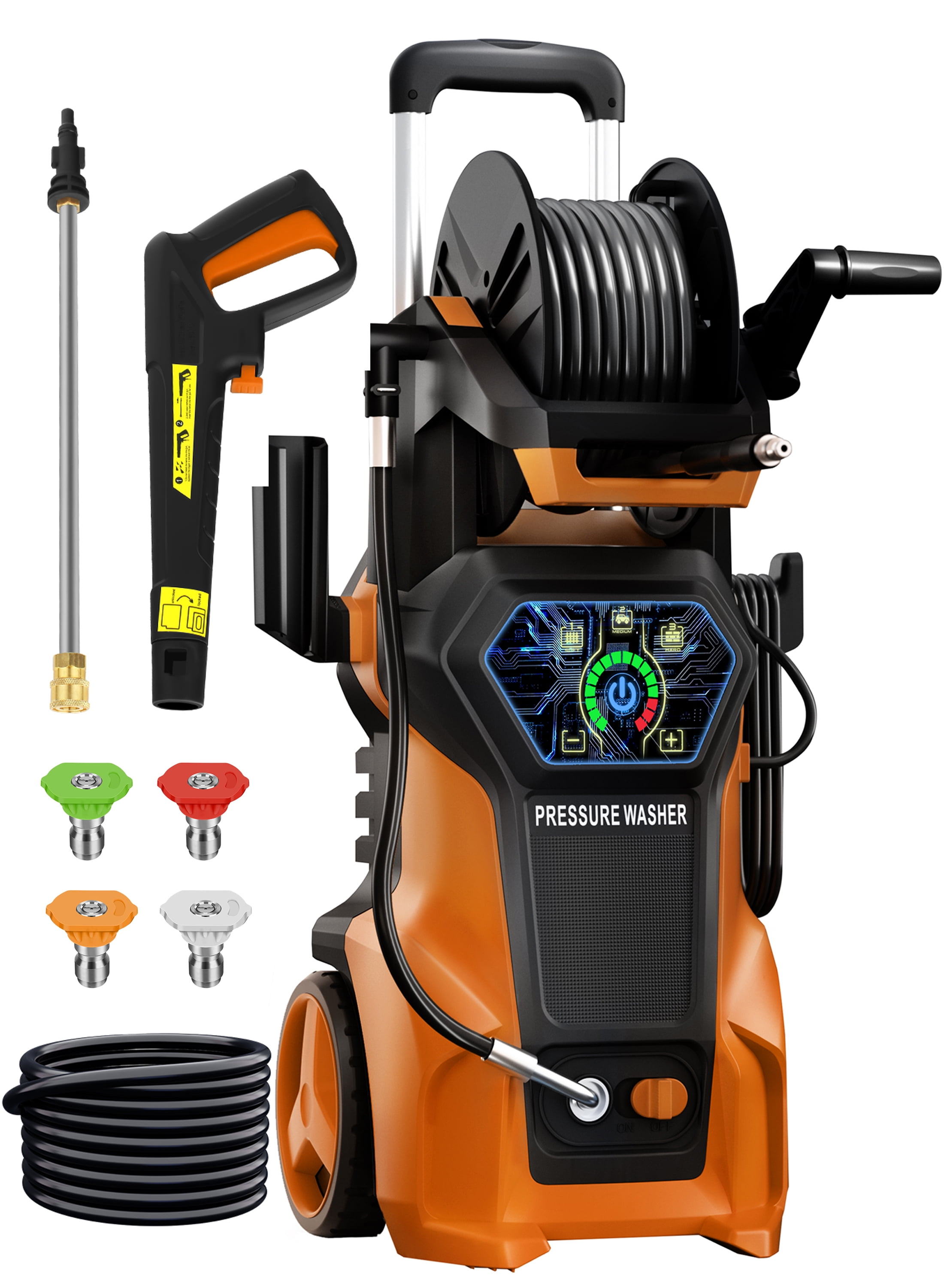 Fenbeli Electric Pressure Power Washer - 4000 PSI MAX 2.6 GPM Power ...