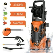 X5 Hand Held Pressure Washer,500 Psi Cordless Pressure Washer With 16ft ...