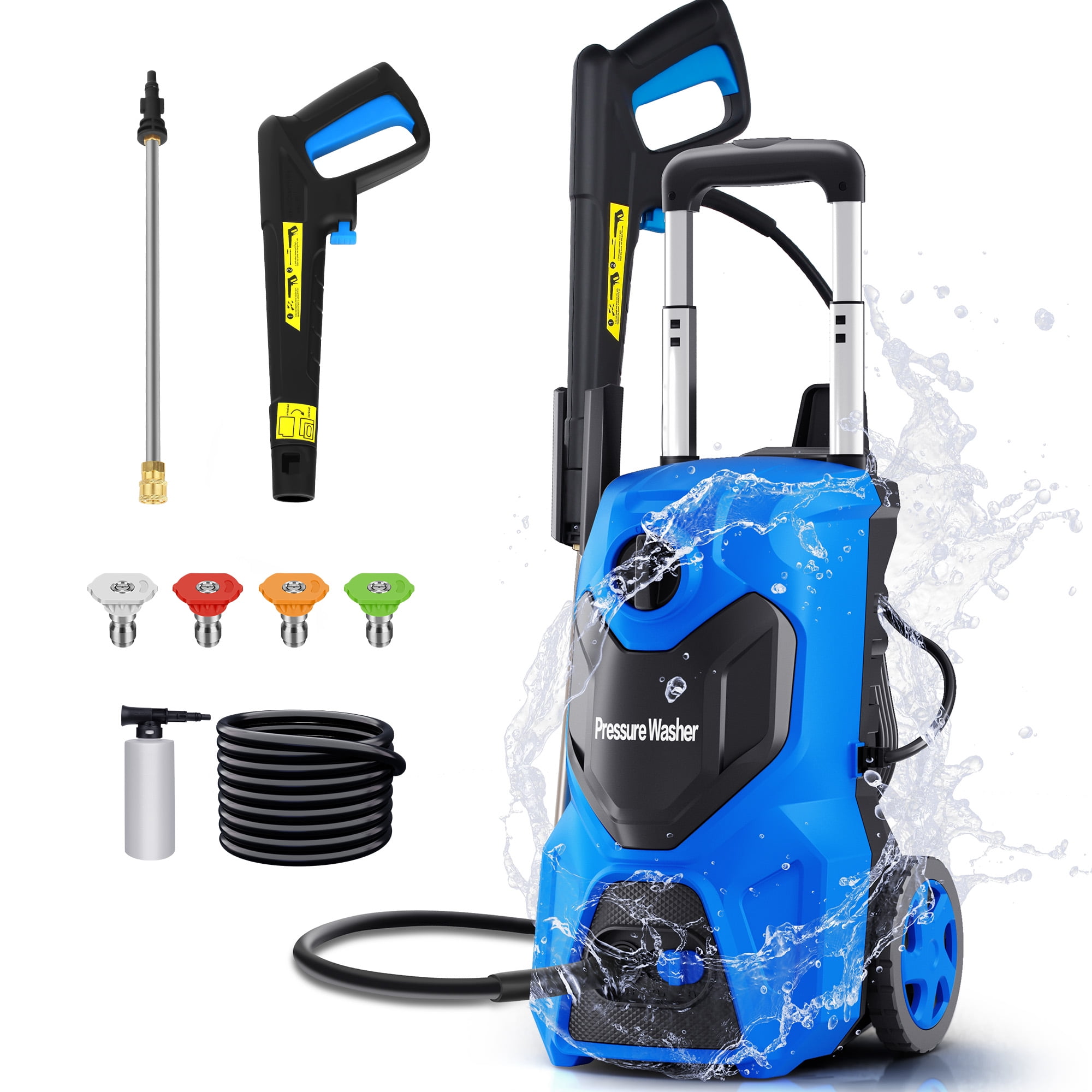 Fenbeli Electric Pressure Washer, 4800 PSI 3.2GPM Power Washer for Cars ...