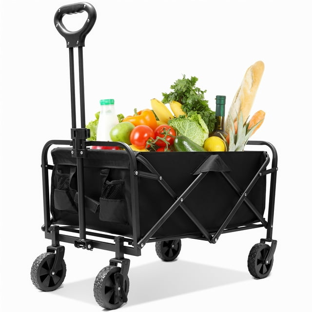 Free Shipping! Fenbeli Multi-Purpose Big Bucket Cart, Black Wagon, 25 ...
