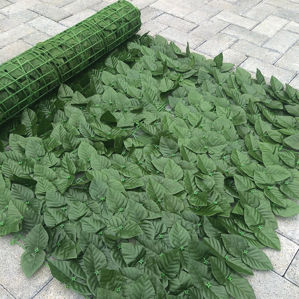 Fence Artificial Leaves Block Sun Decor Garden Hedge Maple Leaf Mesh ...