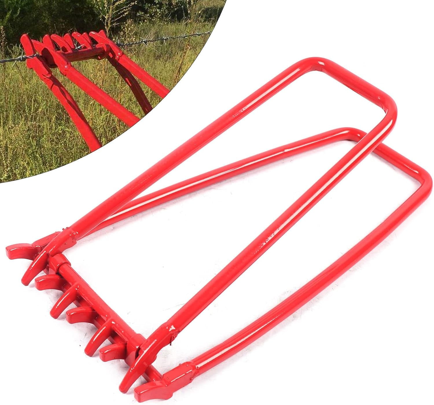 Fence Crimping Tool Steel Fence Wire Tighten and Repair Red Fence ...