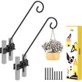 Fence Deck Hook Rail Hook Heavy Duty Bird Feeder Pole 13 Inch Solid ...