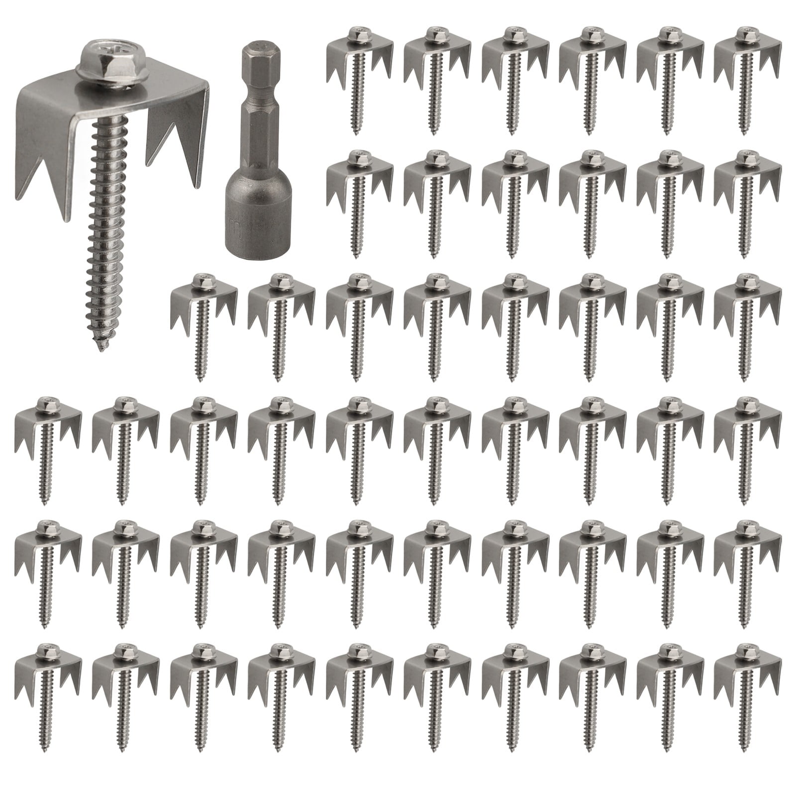 Fence Fasteners Stainless Steel Fence Nails Secure Fastening Corrosion ...