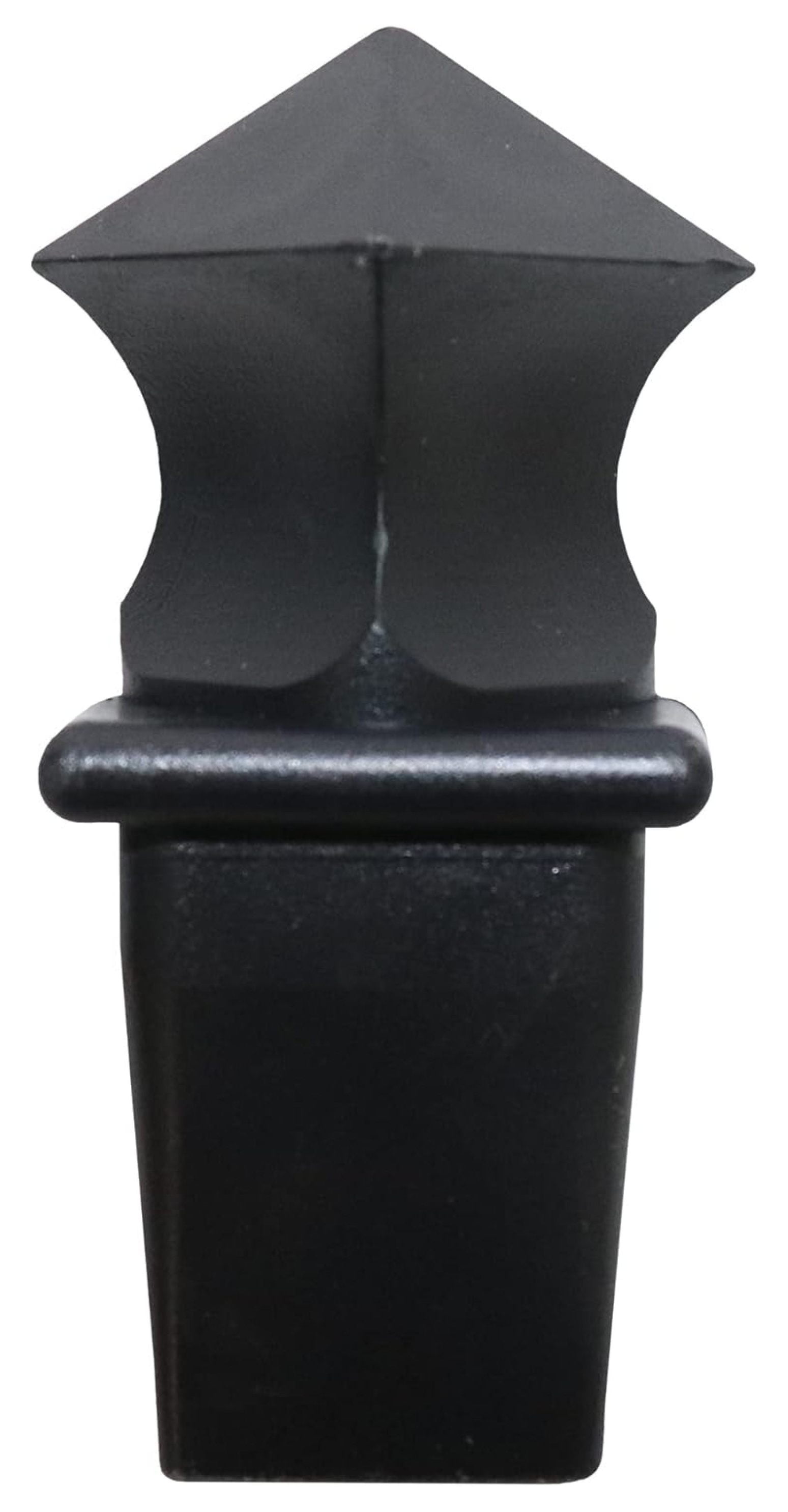 Fence Finials Insert High-Impact Polypropylene Black Finial Fence ...